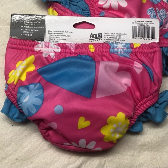Swim School | Swim | New 12m Poolapproved Pink Ruffle Reusable Swim ...